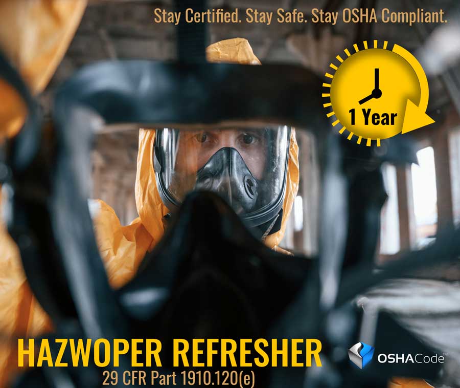HAZWOPER Refresher: 8 Hour Training to Maintain Certification