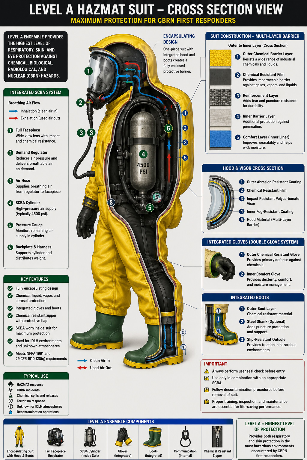 Understanding HAZMAT Suit OSHA Protection Levels